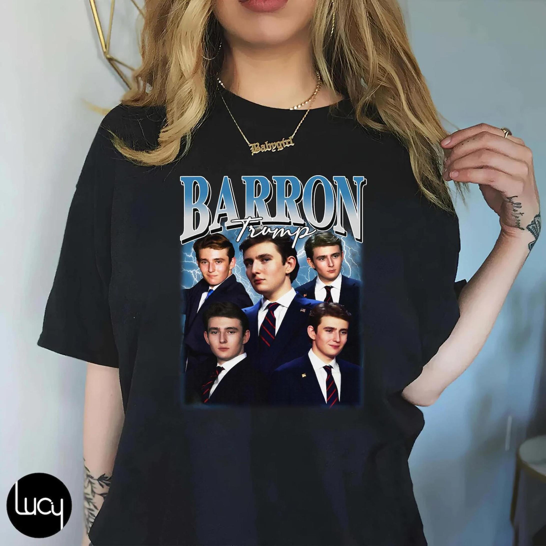 Barron Trump Bootleg Shirt, Barron Trump Shirt, Barron Trump Fan Tee ...