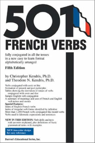 Pre-Owned 501 French Verbs (Barron's 501 French Verbs) (English and ...