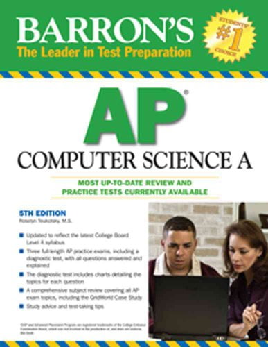 Pre-Owned Barron's AP Computer Science A (Paperback) 0764143735 ...