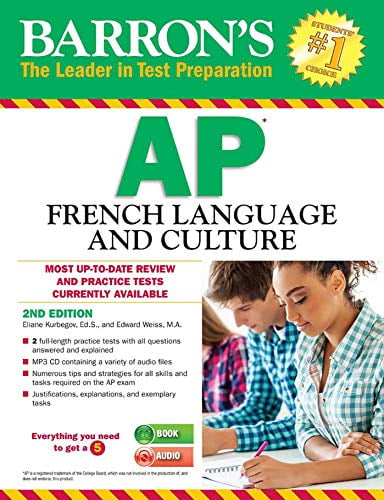 Pre-Owned Barron's AP French Language and Culture with MP3 CD ...