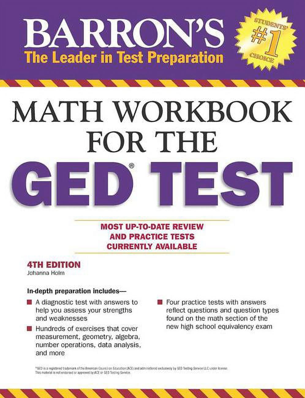 Barron's AP: Math Workbook For The GED Test (Paperback) - Walmart.com