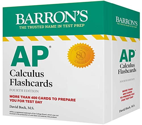 Pre-Owned AP Calculus Flashcards, Fourth Edition: Up-to-Date Review and ...