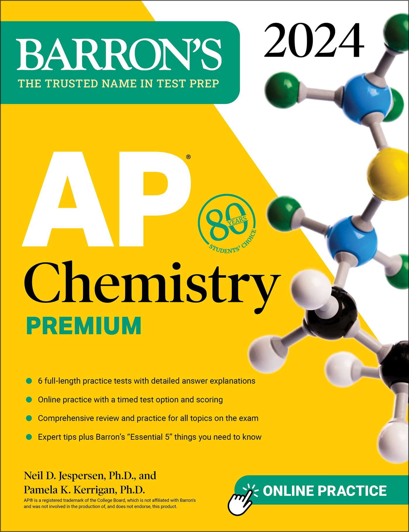 Barron's AP Prep: AP Chemistry Premium, 2024: 6 Practice Tests ...