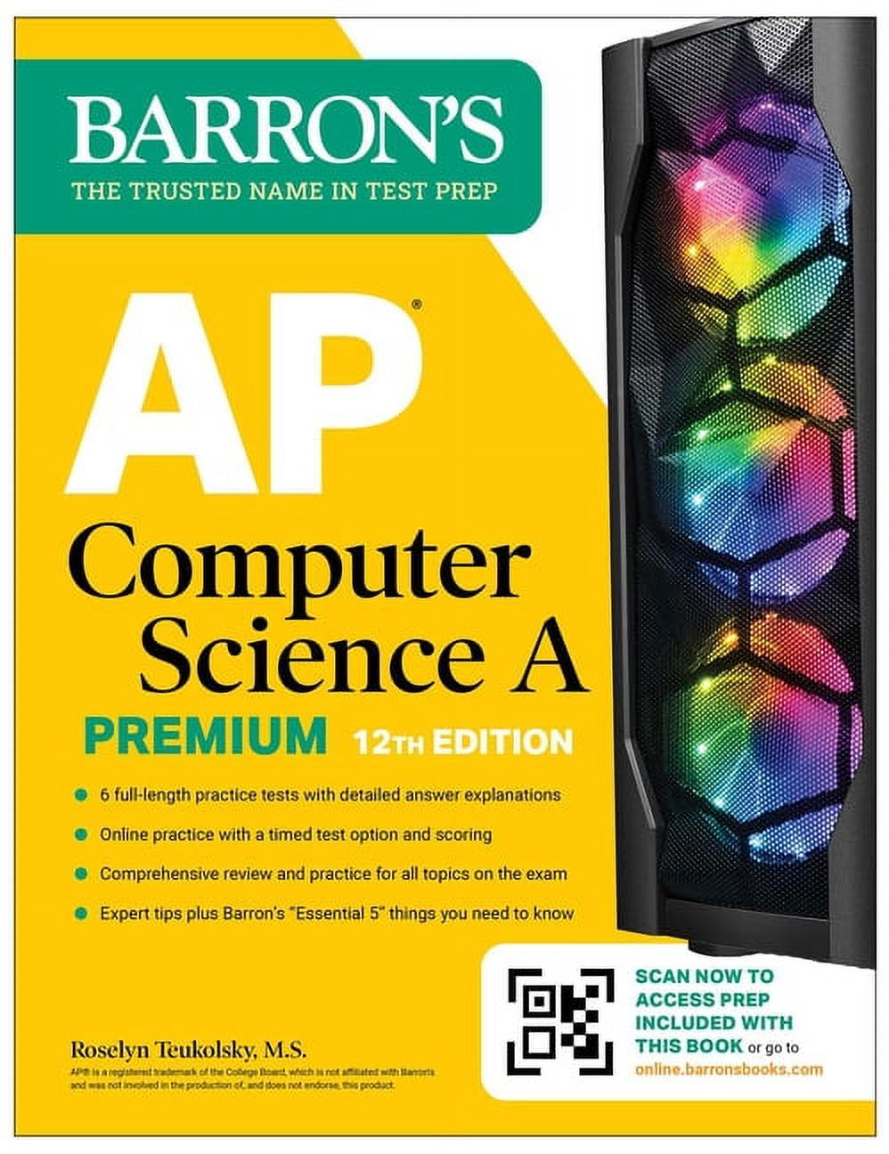 Barron's AP Prep AP Computer Science a Premium, 2024: 6 Practice Tests ...