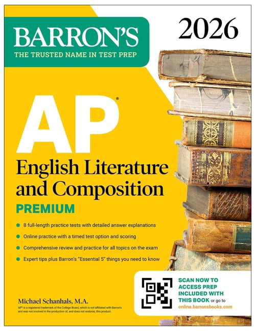 Barron's AP Prep AP English Literature and Composition Premium, 2026 ...