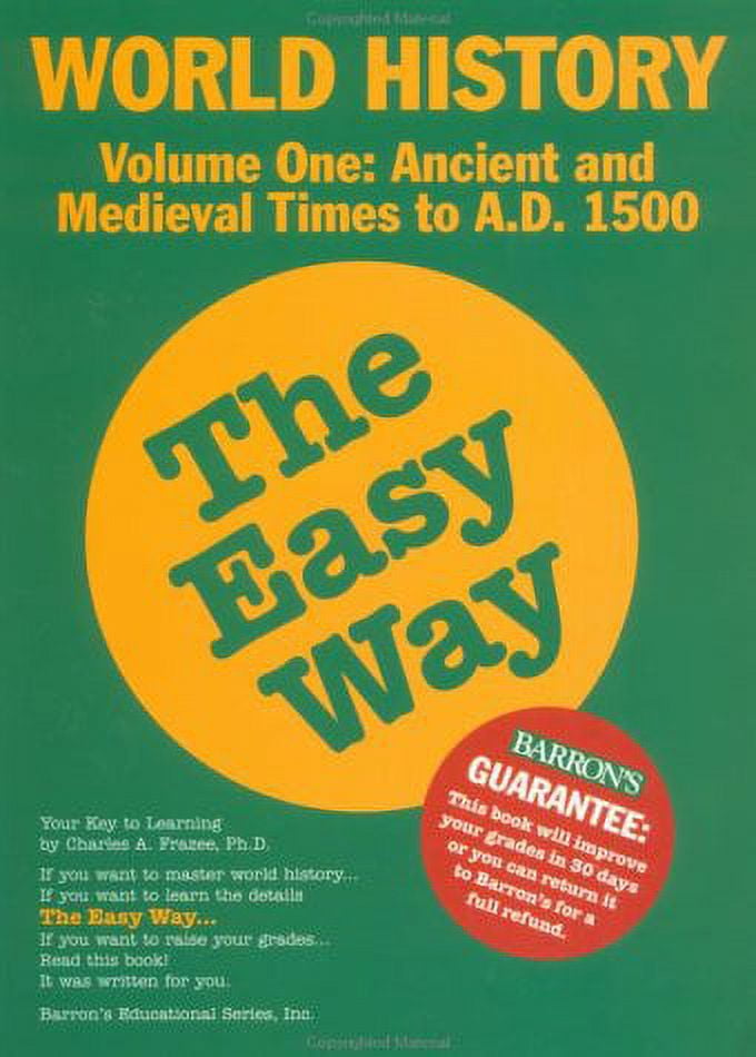 Barron's Easy Series: World History the Easy Way Volume One (Paperback ...