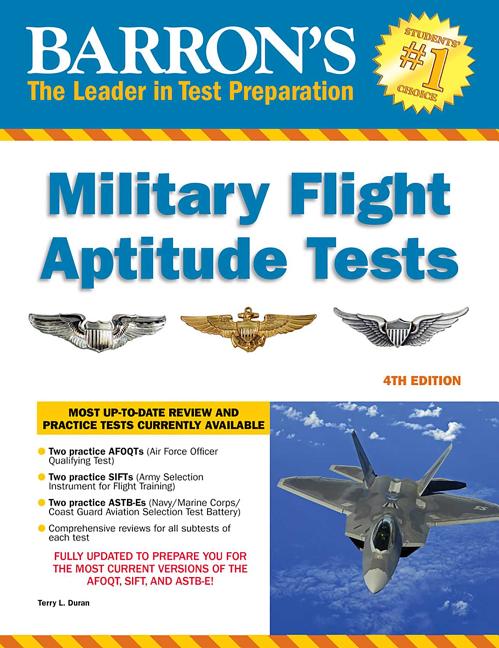 Barron's Test Prep: Military Flight Aptitude Tests (Paperback ...