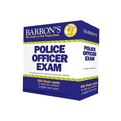 Pre-Owned Police Officer Exam Flash Cards (Barron's Test Prep ...