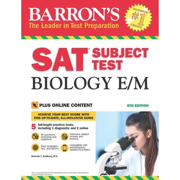 SAT Biology Subject Test 2020 and 2021: SAT Bio E/M Subject Test and ...