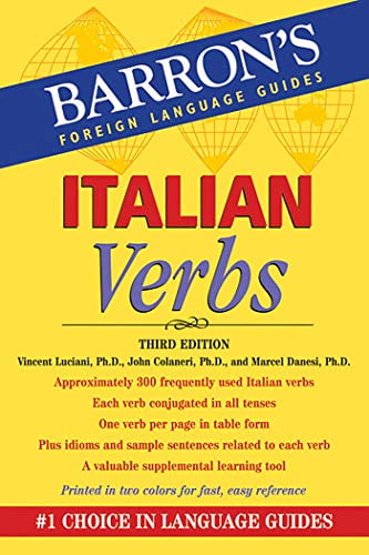 Pre-Owned Barron's Verb: Italian Verbs (Edition 3) (Paperback ...