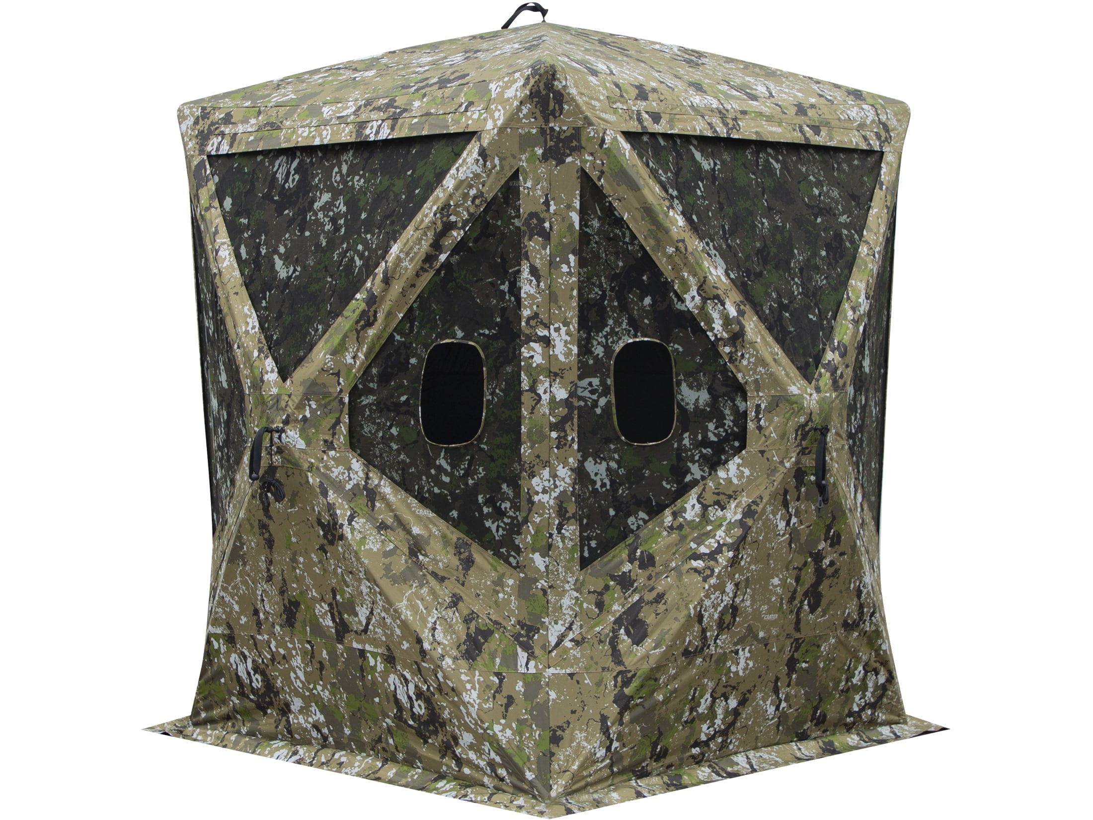 Barronett Big Mike Hunting Hub Blind, 2-Person, Deer Windows, Crater ...