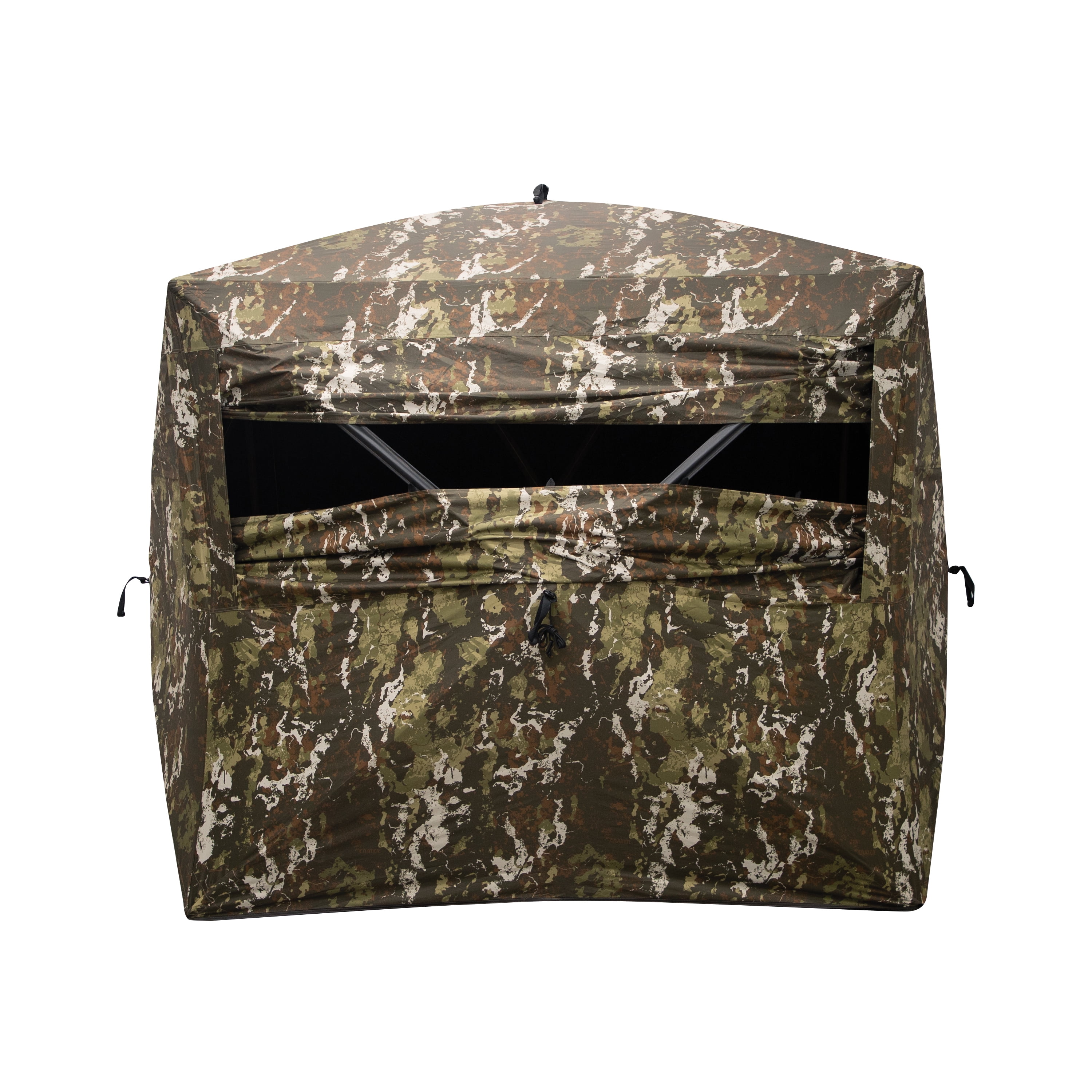 Barronett Blinds Wide Side 95 Portable Hub Blind, 2-Person, Crater ...