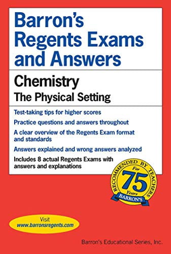 Pre-Owned Barrons's Regents Exams and Answers: Chemistry, the Physical ...