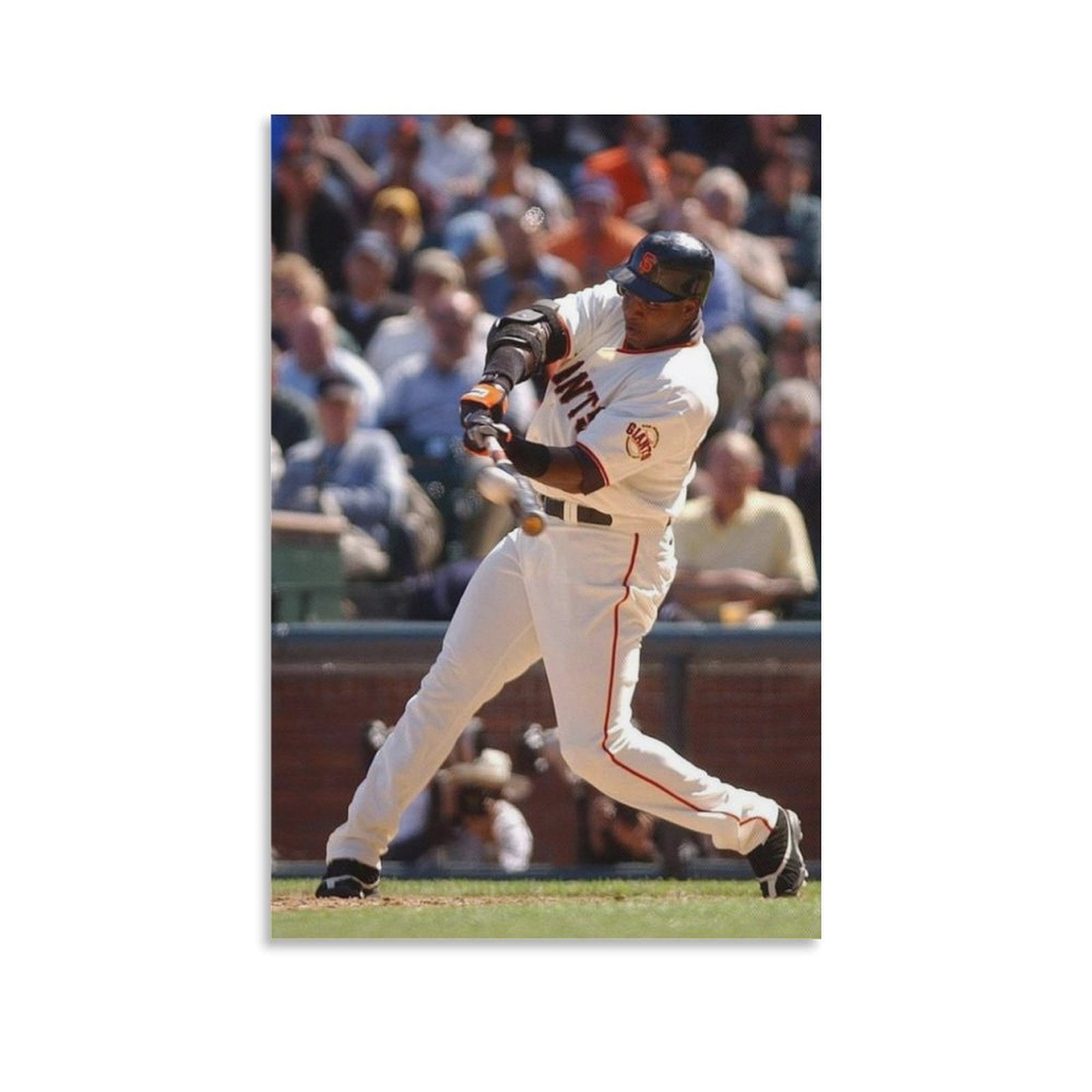 Barry Bonds Baseball Player Poster Canvas Art Poster and Wall Art ...