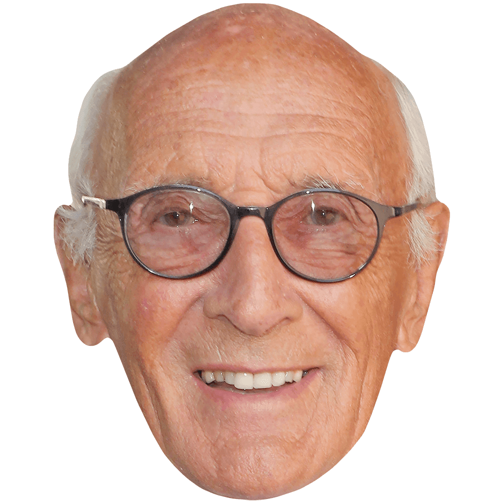 Barry Davies (Glasses) Celebrity Mask, Flat Card Face, Fancy Dress Mask ...