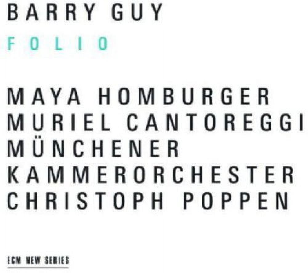 Barry Guy - Folio - Music & Performance - CD - Walmart.com
