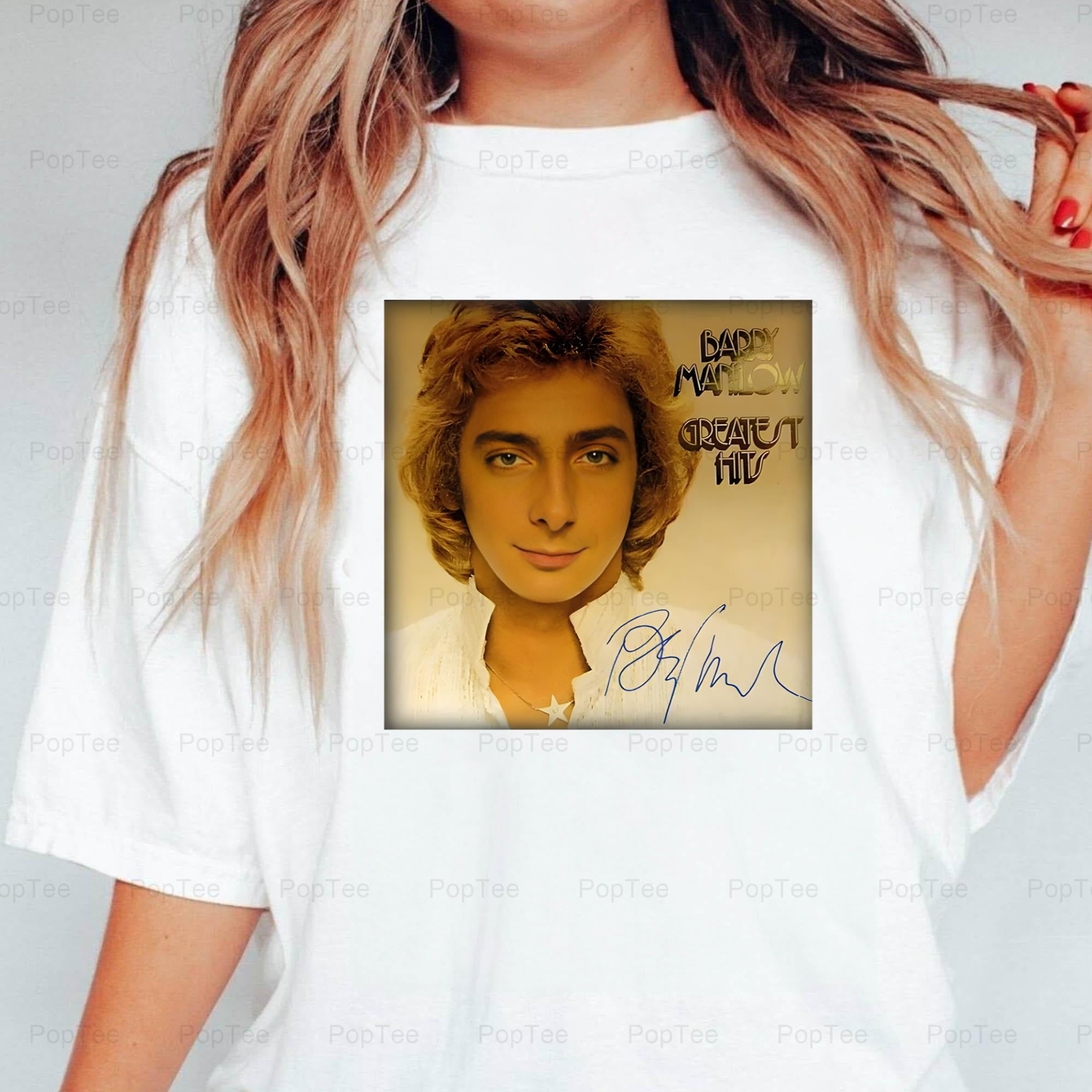 Barry Manilow Hit Signature Music Pop Legend T-Shirt Unisex, up to 5XL ...