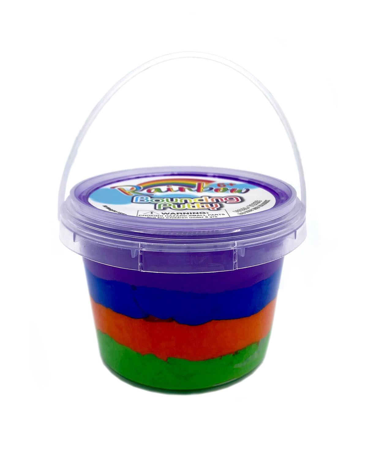 Barry-Owen Fluffy Slime Rainbow Stress Relief Slime Multi-Pack, Purple ...