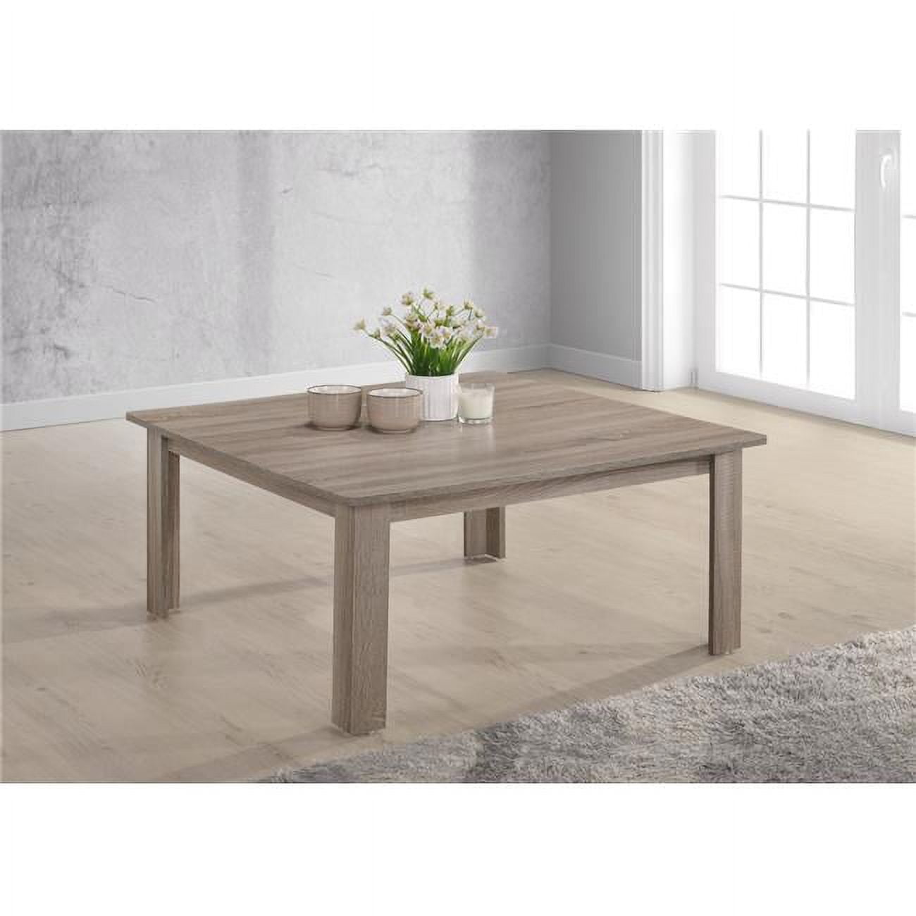 Barry Round Cocktail Table, Dark Taupe - Walmart.com