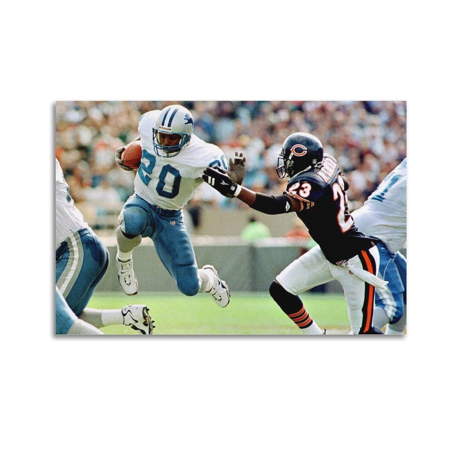 Barry Sanders American Football Sports Poster Poster Album Cover ...