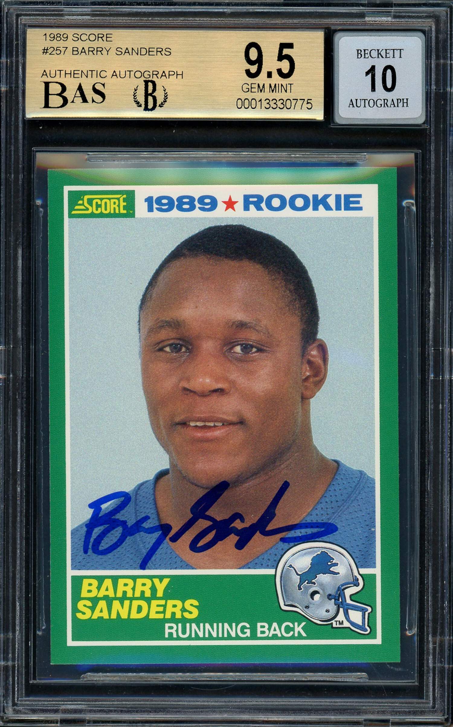 Barry Sanders Autographs