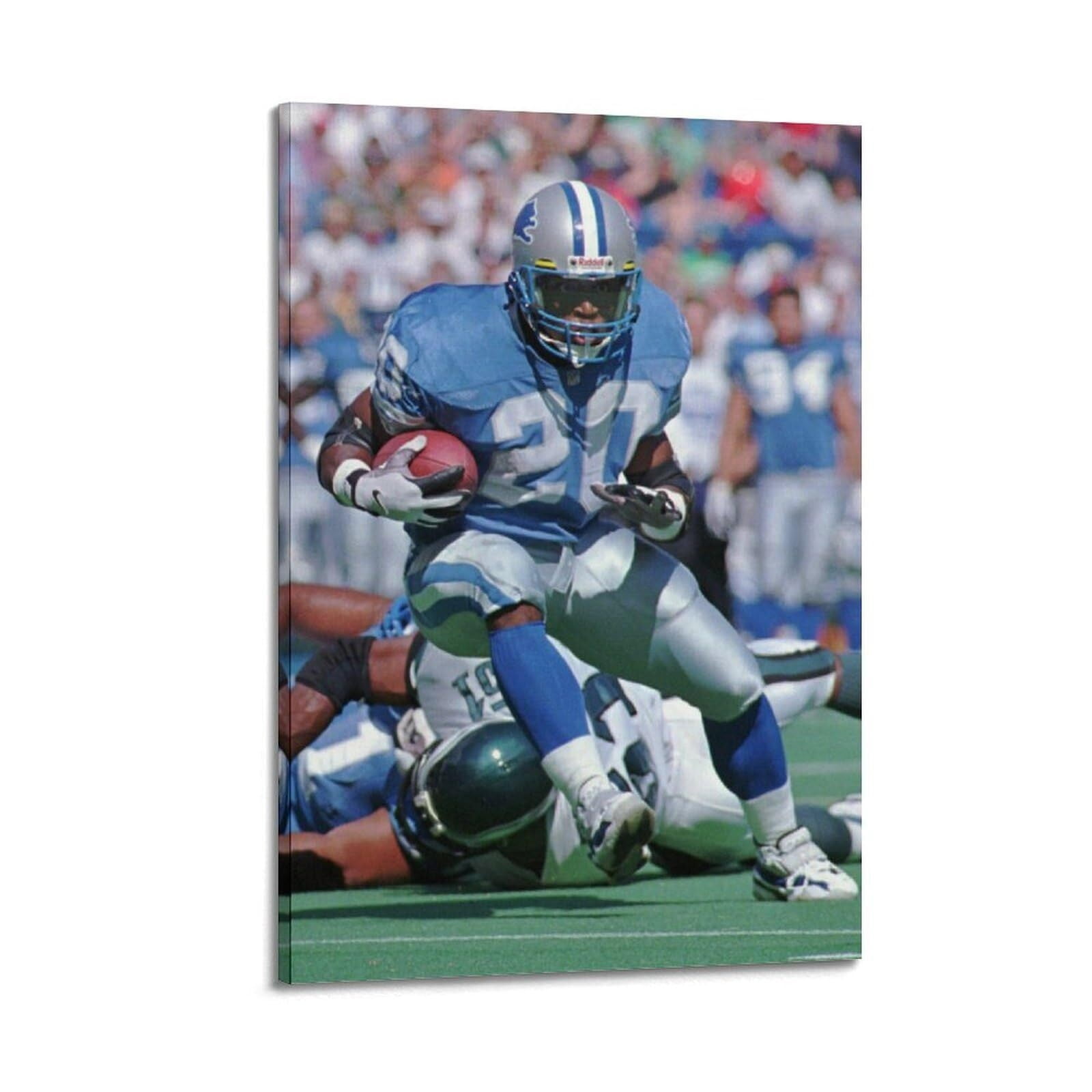 Barry Sanders Sports Star Poster Poster Album Cover Posters for Bedroom ...