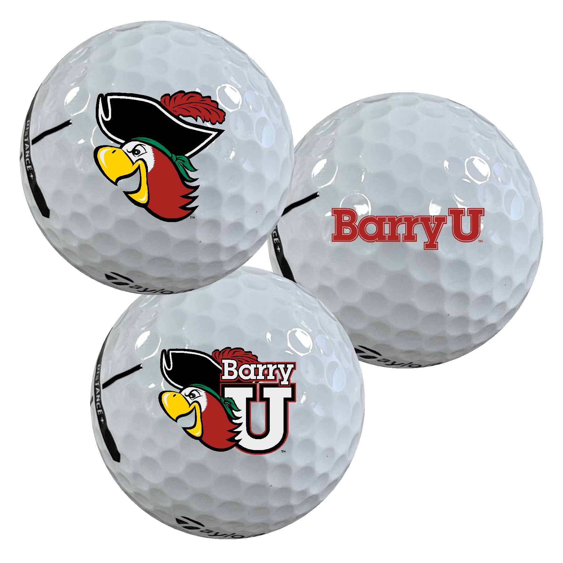 Barry University Buccaneers Logo Edition Taylormade Distance+ Golf ...