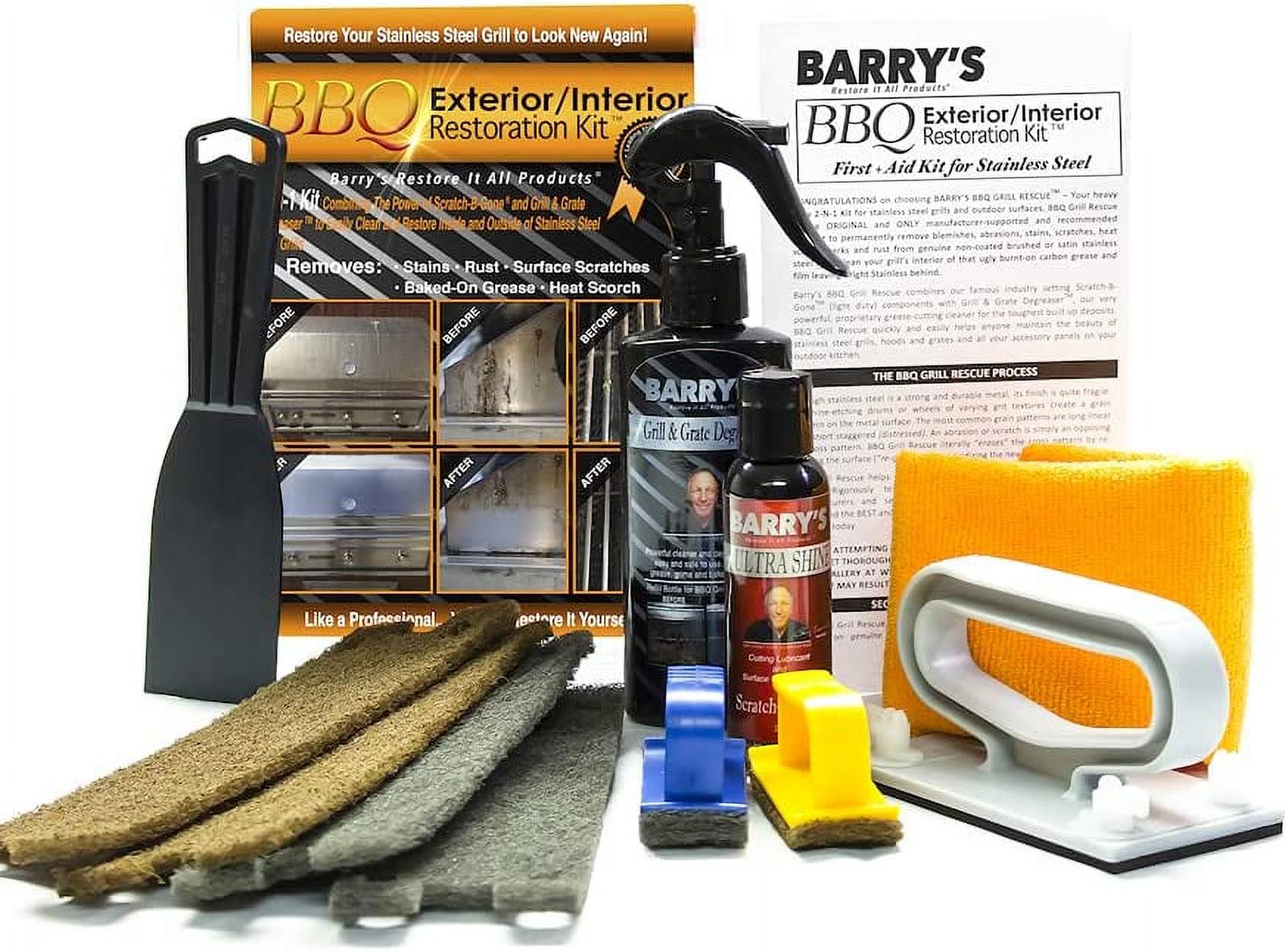 Barry's Restore It All Products - BBQ Exterior/Interior Restoration Kit ...