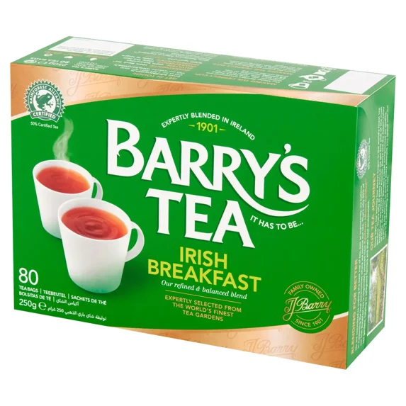 Barrys Irish Breakfast Tea 80's 8.8 OZ (Pack of 6) - Walmart.com