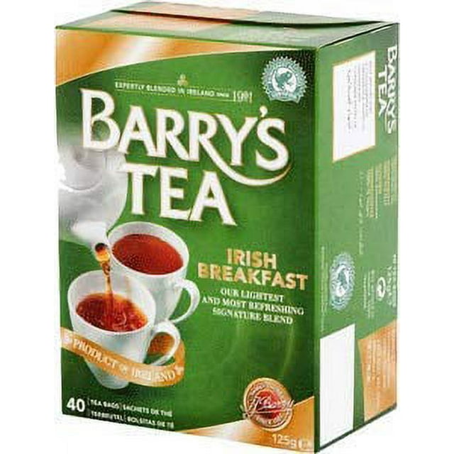 Barrys Tea Irish Breakfast SSF20 40 bag count x 2 (80 count) (250g ...