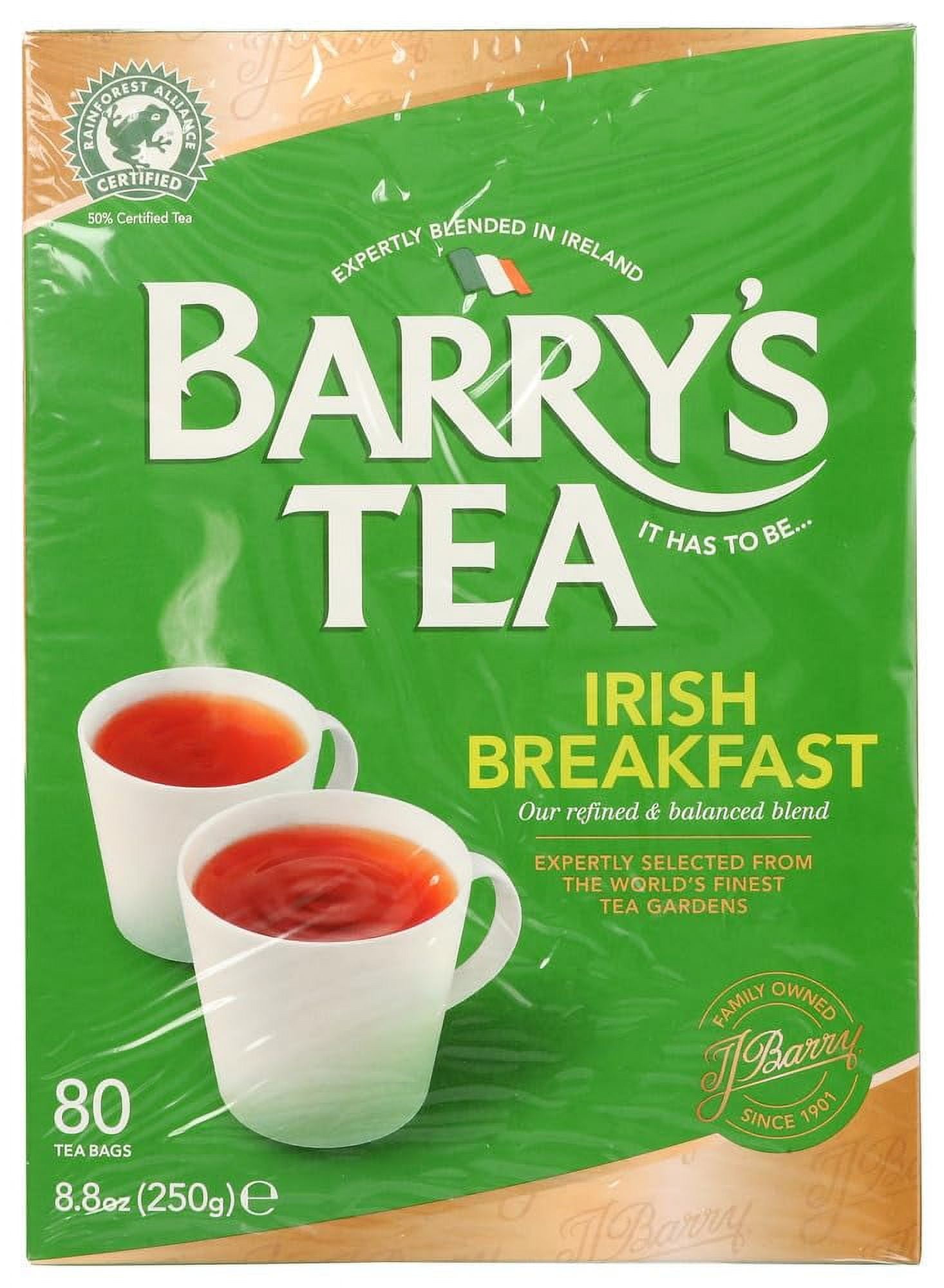 Barrys Tea Irish Breakfast tea, 80 CT - Walmart.com