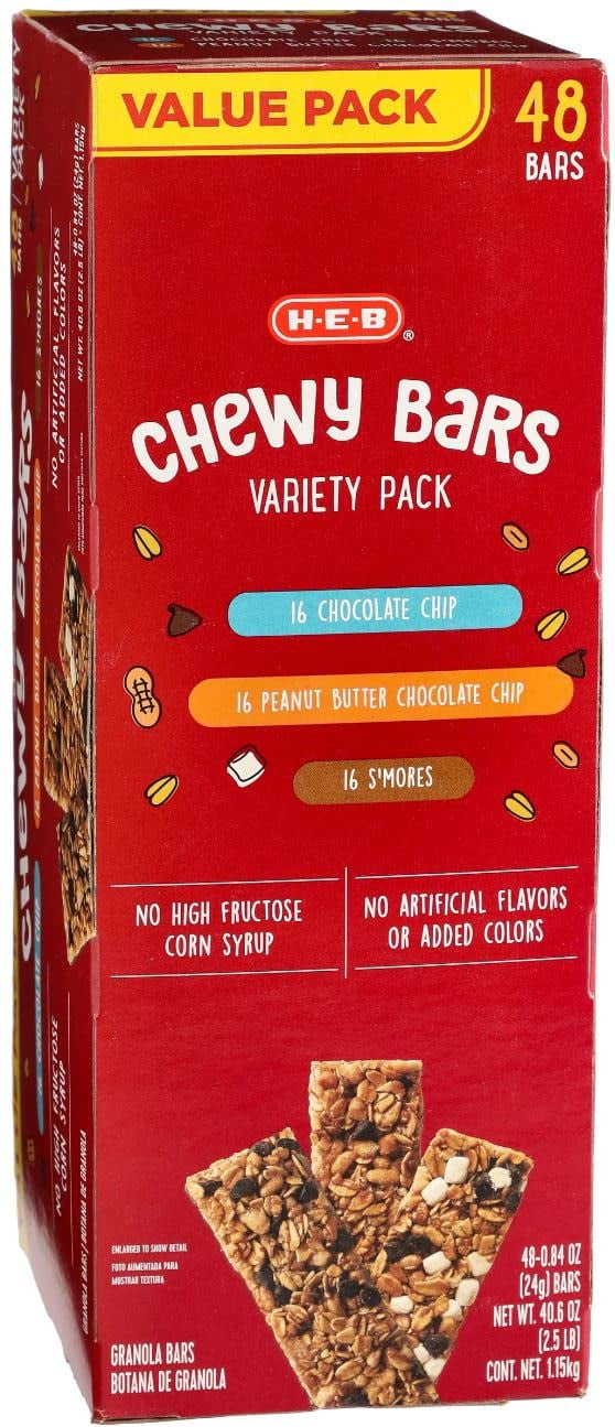 Bars Variety Value Pack, Granola, Breakfast bars, , Smores, Chocolate ...