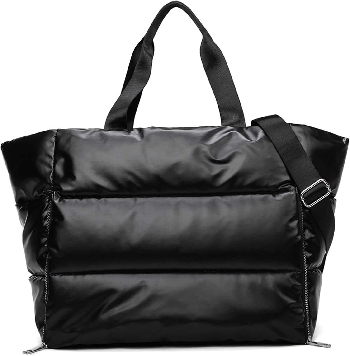 Barsine Bolsa de mano acolchada para mujer, bolso grande de hombro ...