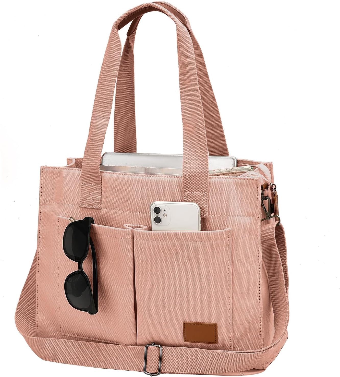 Barsine Bolsa para laptop para mujer con bolsillos de 15.6 pulgadas ...