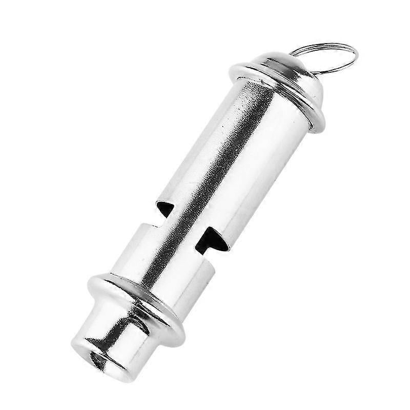 Barsinfi 2pcs Metal Police Whistle With Lanyard, Safety Whistles For ...