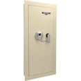 Barska 0.82 cu. ft. Large Biometric Wall Safe Biometric Fingerprint ...