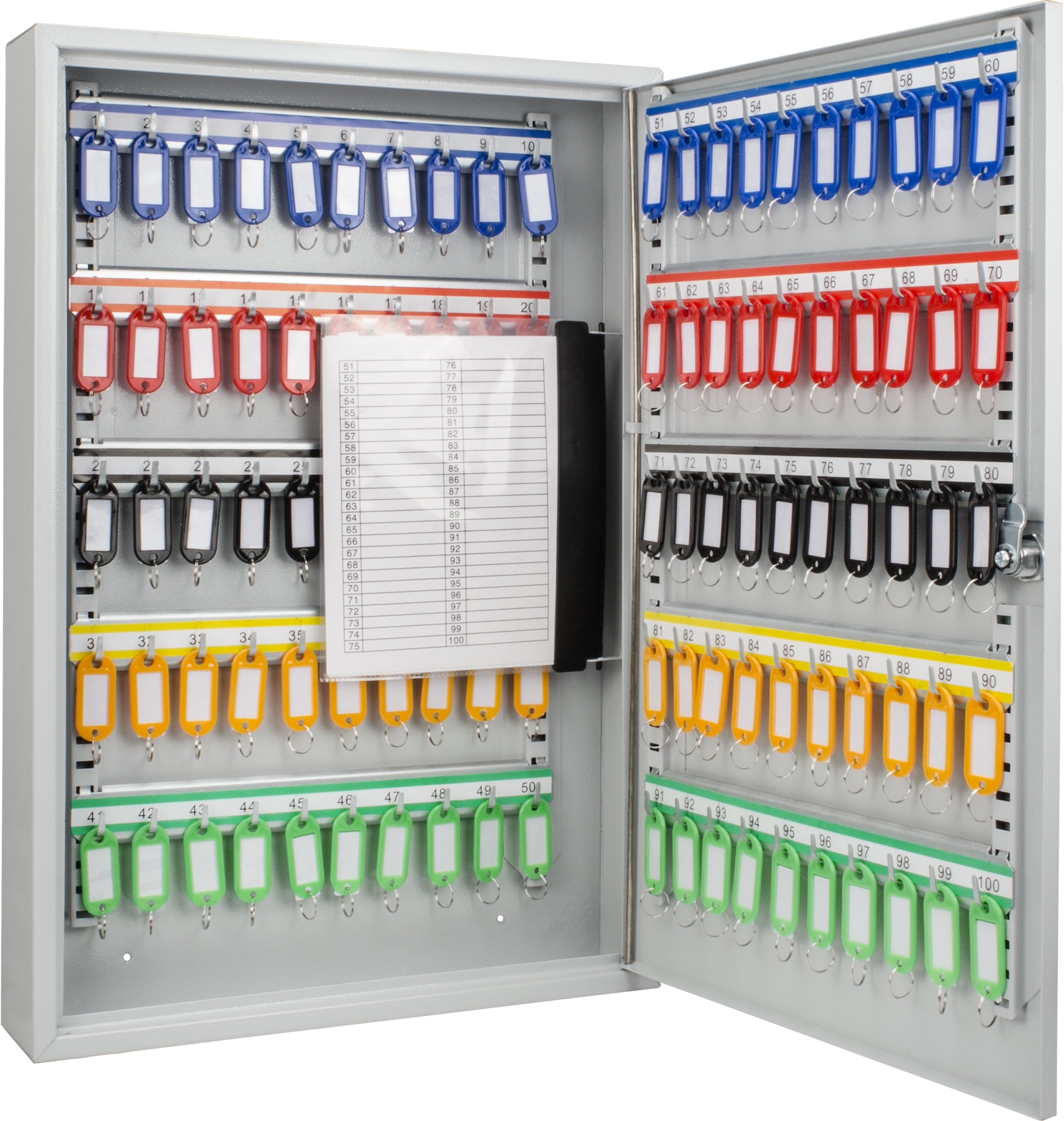 Barska Key Lock Safe with 100 Colored Key Tags, Mounting Hardware, Lock ...