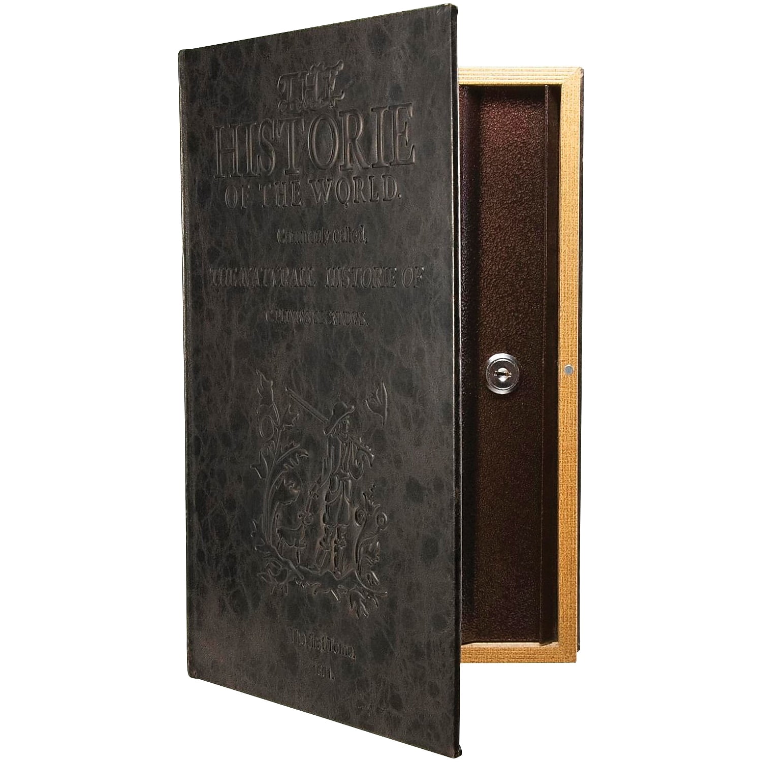 Barska Large Antique Book Safe with Key Lock CB11992 - Walmart.com