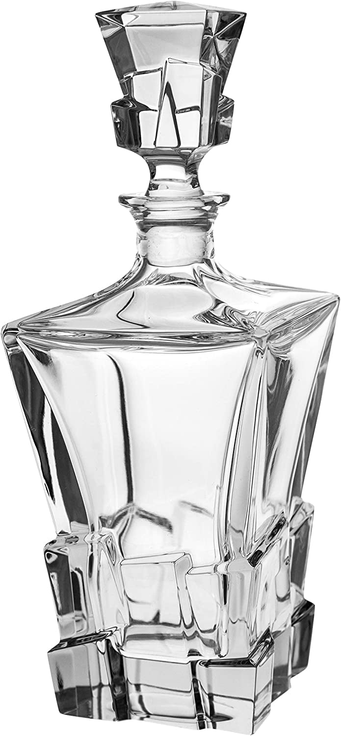 Barski - European Quality - Crystal - Square Shaped - Whiskey/Liquor ...
