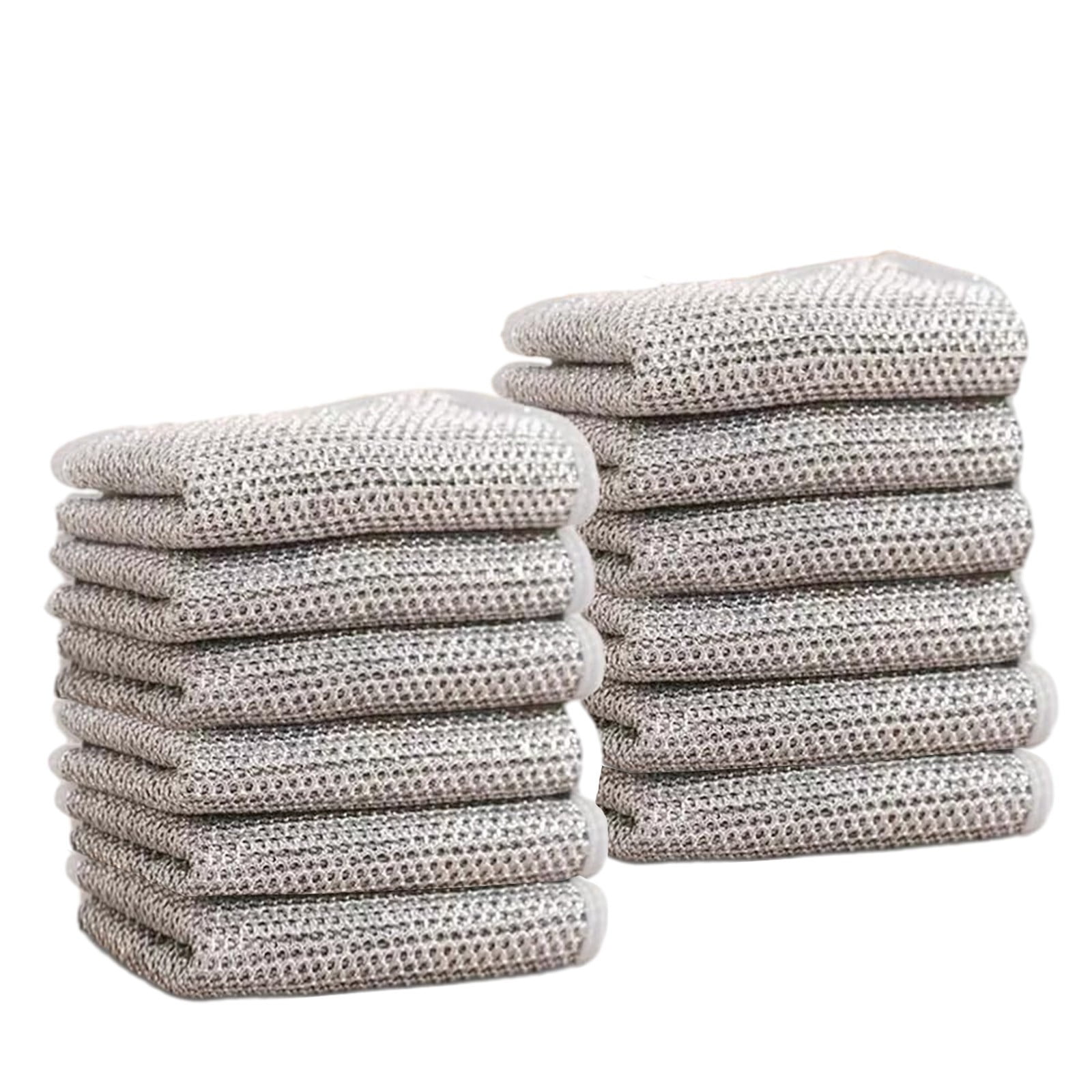 Barsme 12PC Wet And Dry Multi-Purpose Steel Wire Dish Cloth- New Multi ...