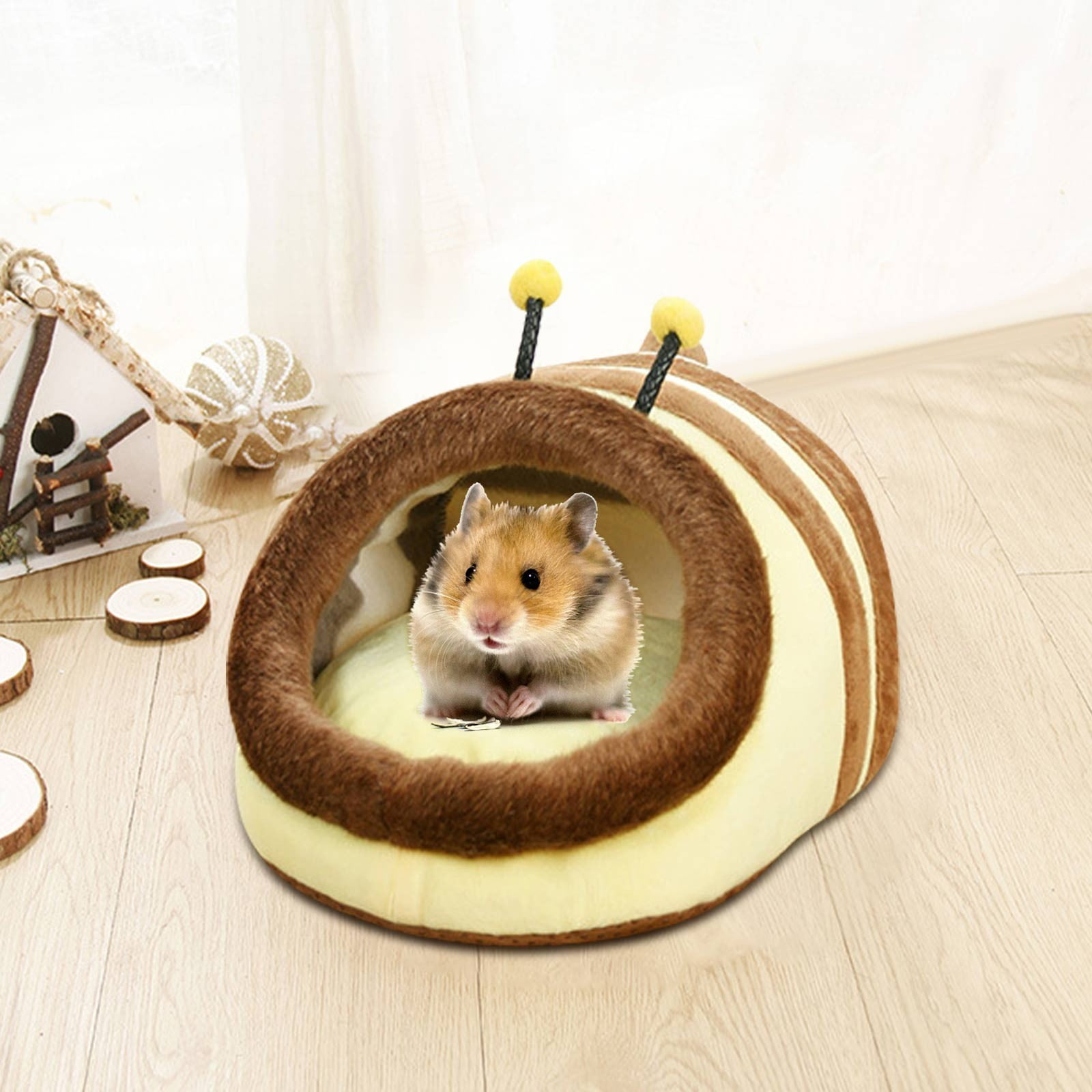 Barsme 1Pc Cute Hamster Bed Hedgehog House Guinea Pig Bed Pad Cage ...