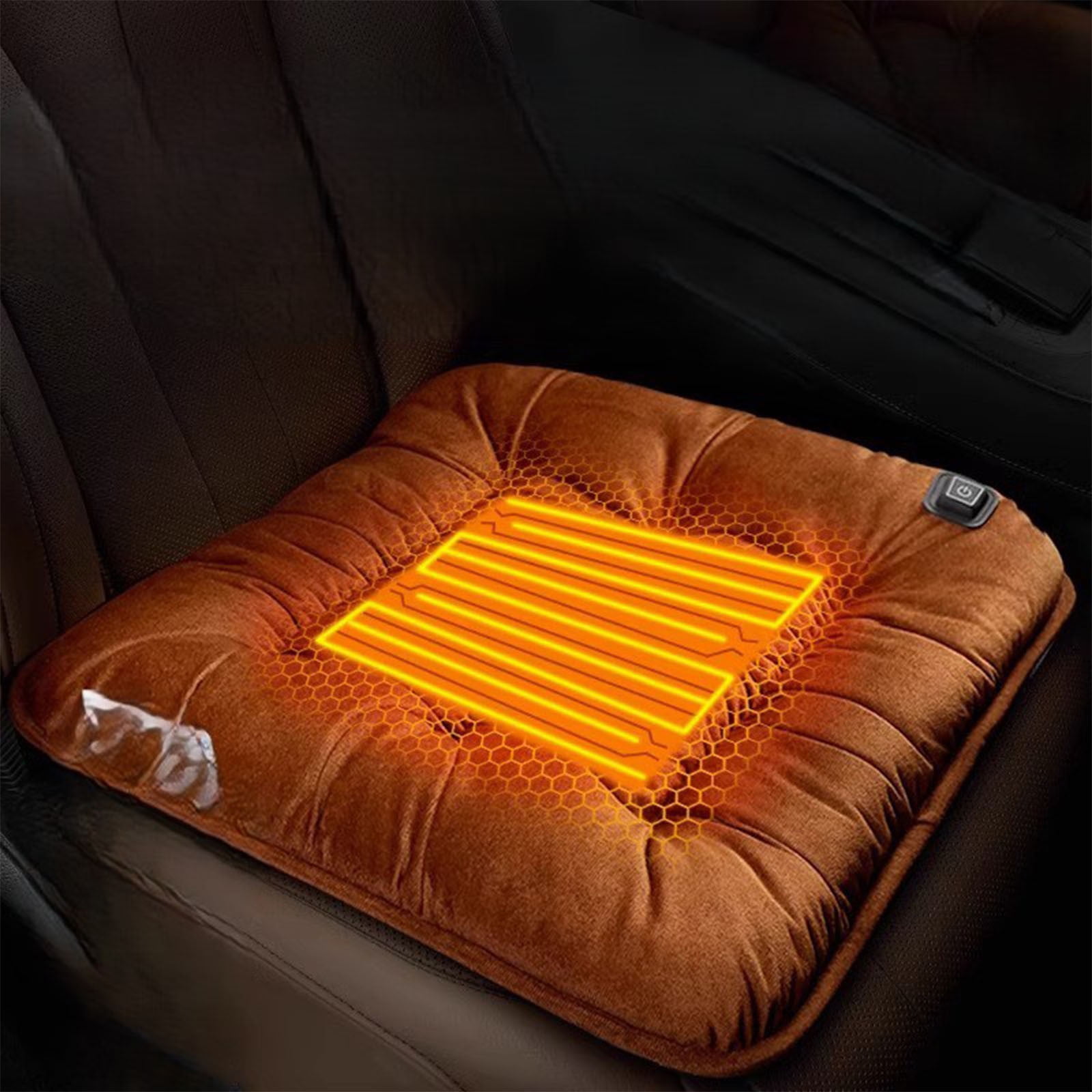 Barsme Heated Seat Car Seat Cushion Battery Operated - Portable Usb ...