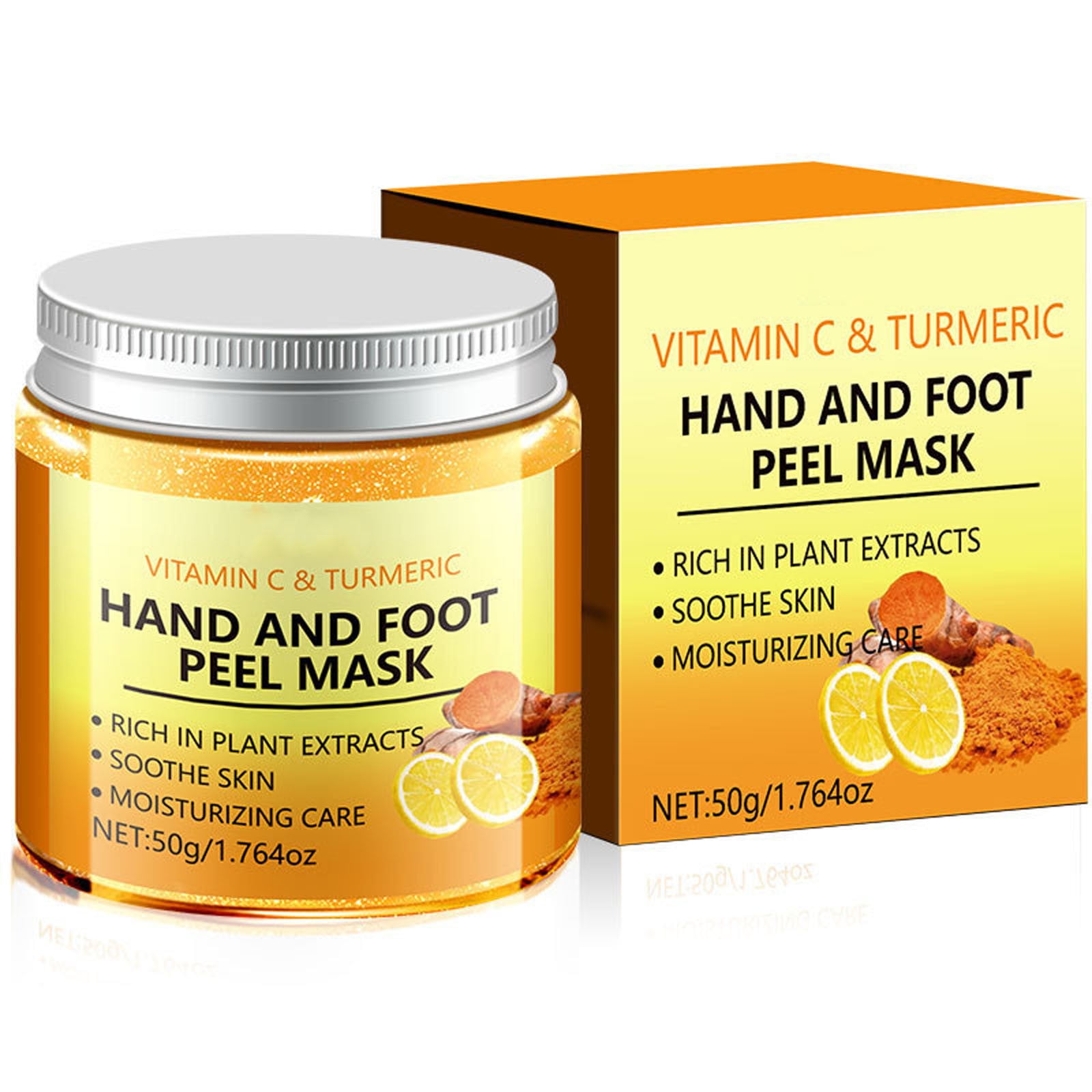 Barsme Vitamin C & Turmeric Hand And Foot Peel Mask, Hydrating Peel Off ...