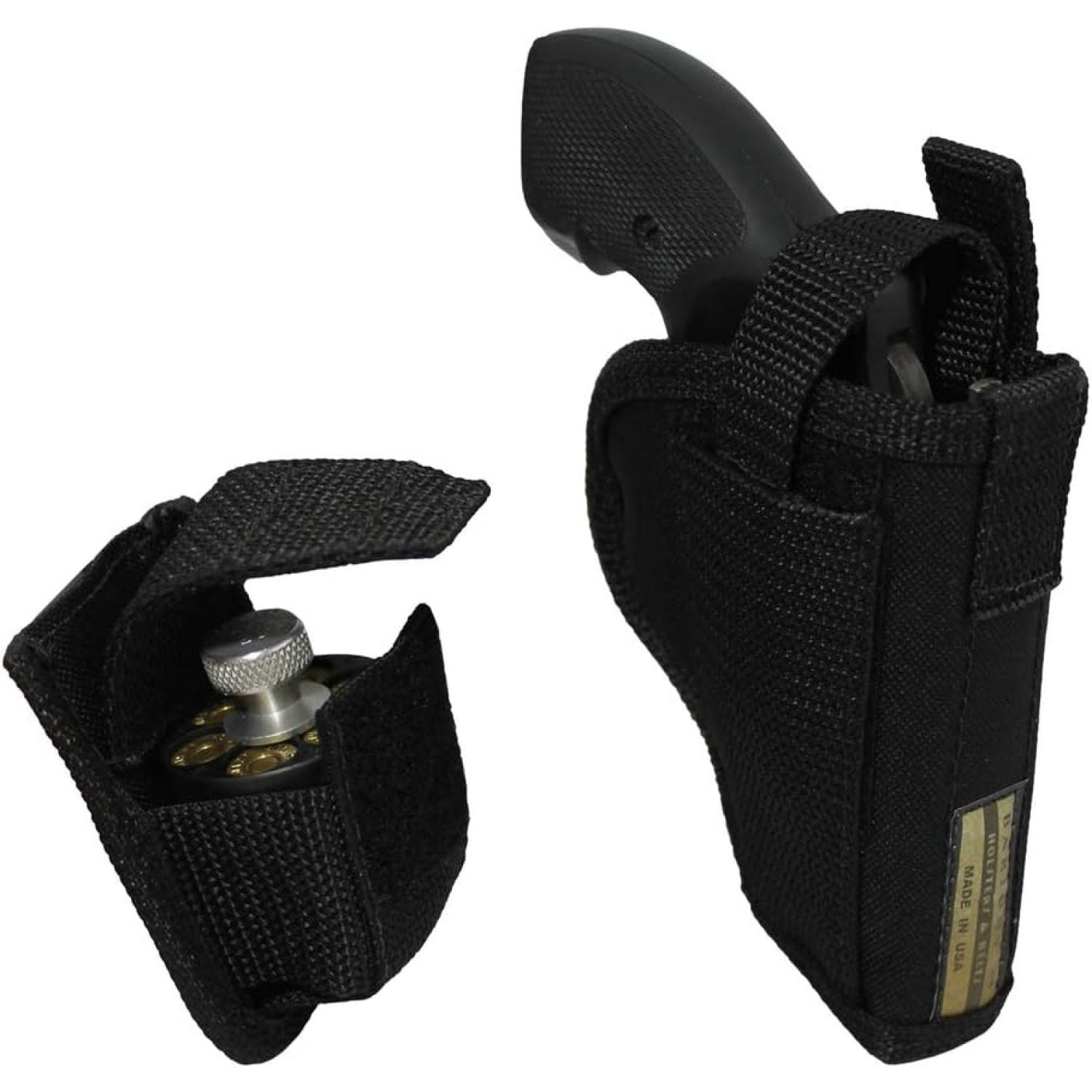 Barsony New OWB Holster + Speed-Loader Pouch for 2", Snub-Nose .38 .357 ...