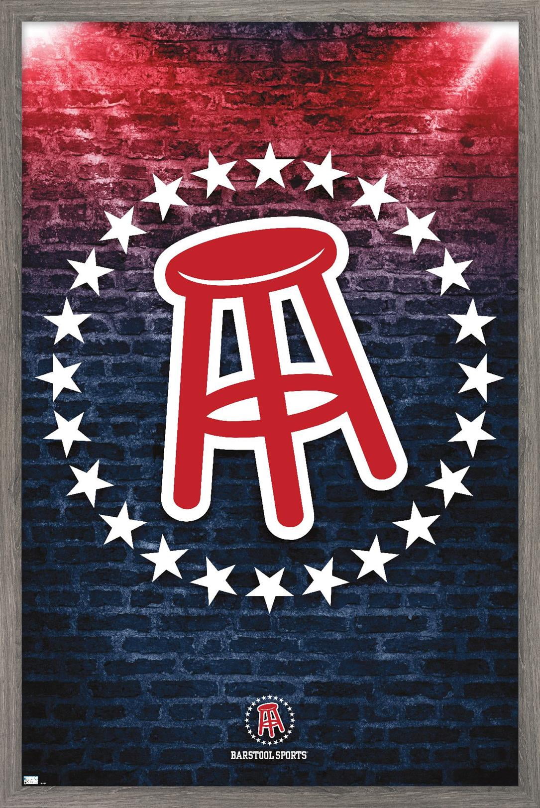 Barstool Sports - Logo Wall Poster, 14.725" x 22.375" Framed - Walmart.com