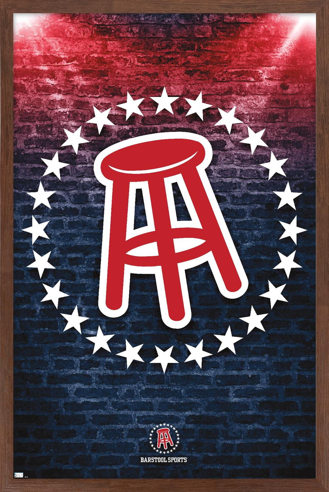 Barstool Sports - Logo Wall Poster, 14.725" x 22.375" Framed - Walmart.com