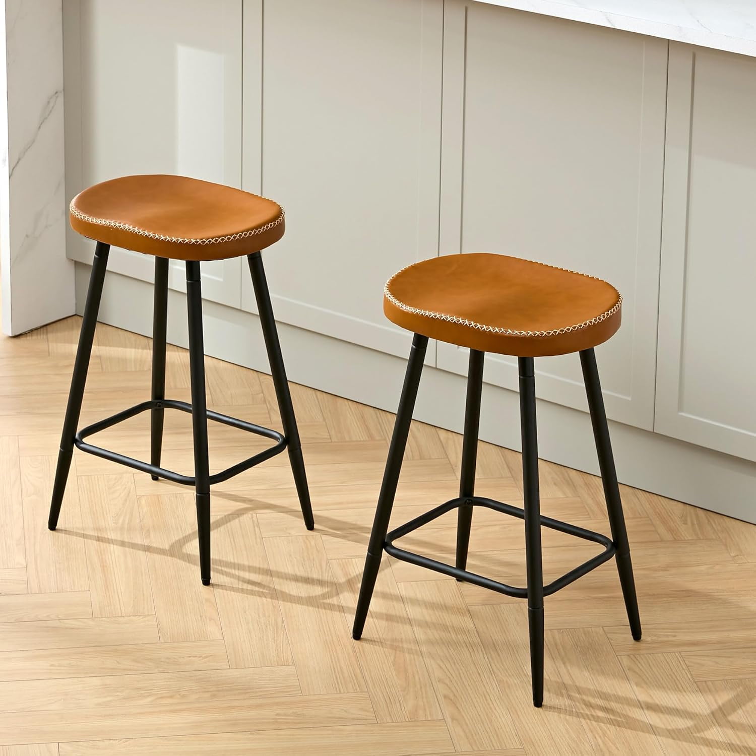 Barstools Counter Stools Set of 2, Modern 24 inch Counter Height Stools ...
