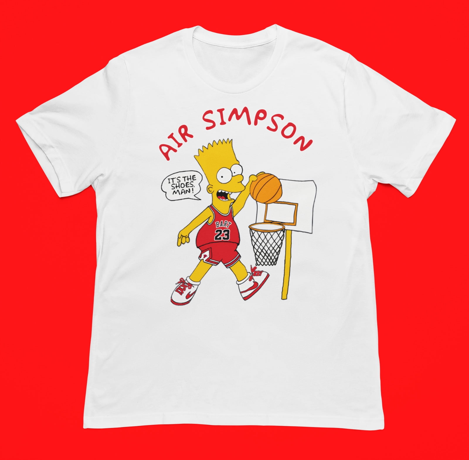 Bart Air Simpson Shoes Simpson's Air Jordan Bella Premium Blend T-Shirt ...