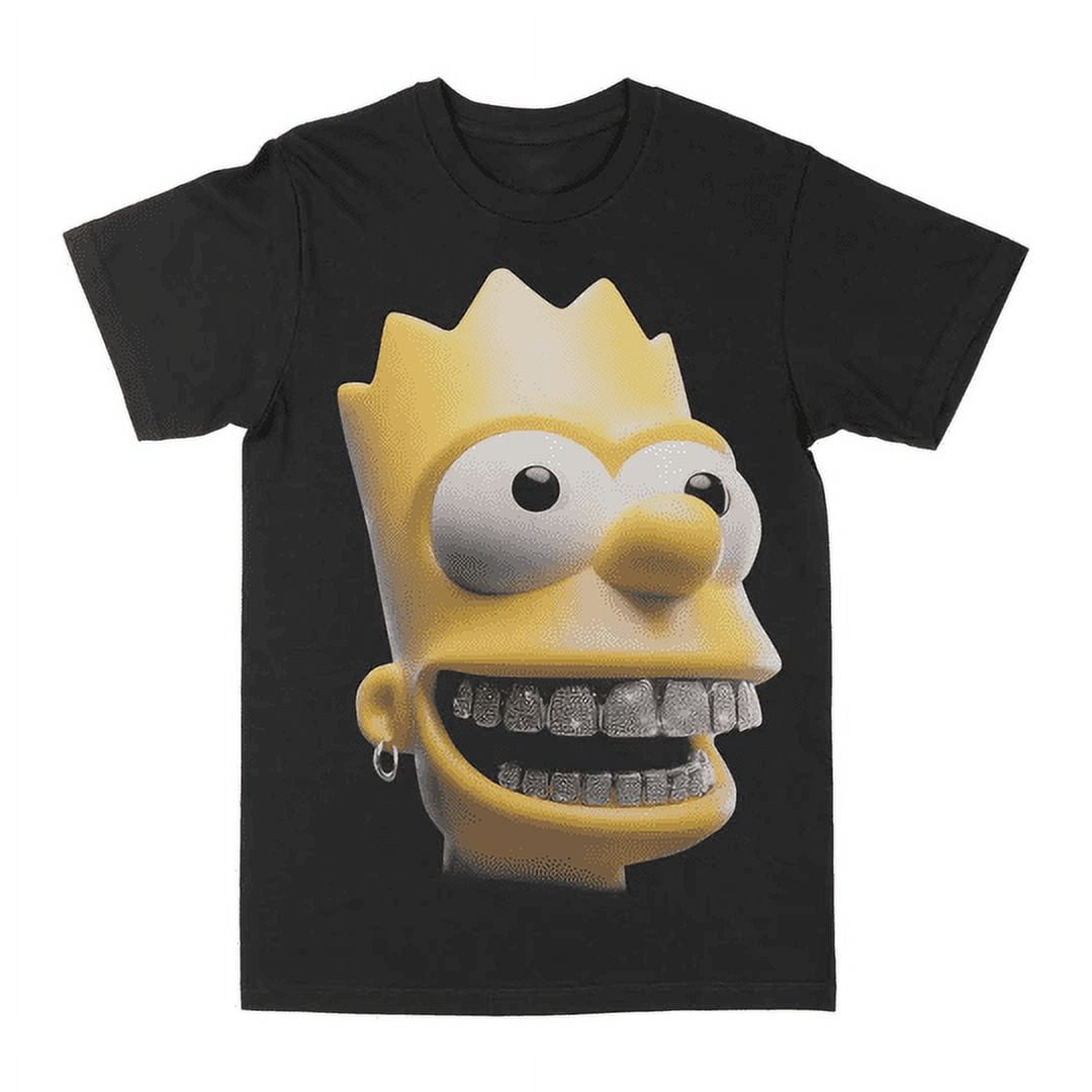 Bart Simpson Big Face Graphic Tee - Walmart.com