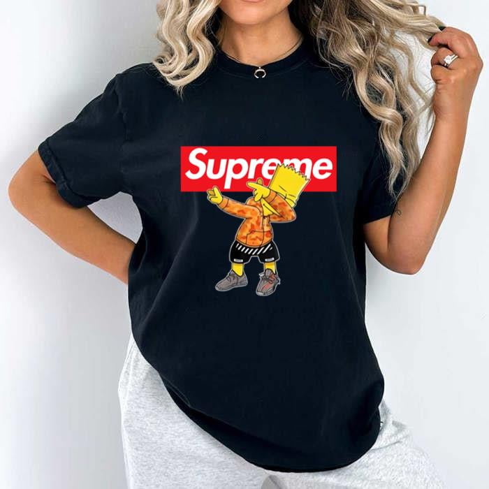 Bart Simpson DAB Supreme Parody Cartoon Comfort Color T-Shirt Funny ...